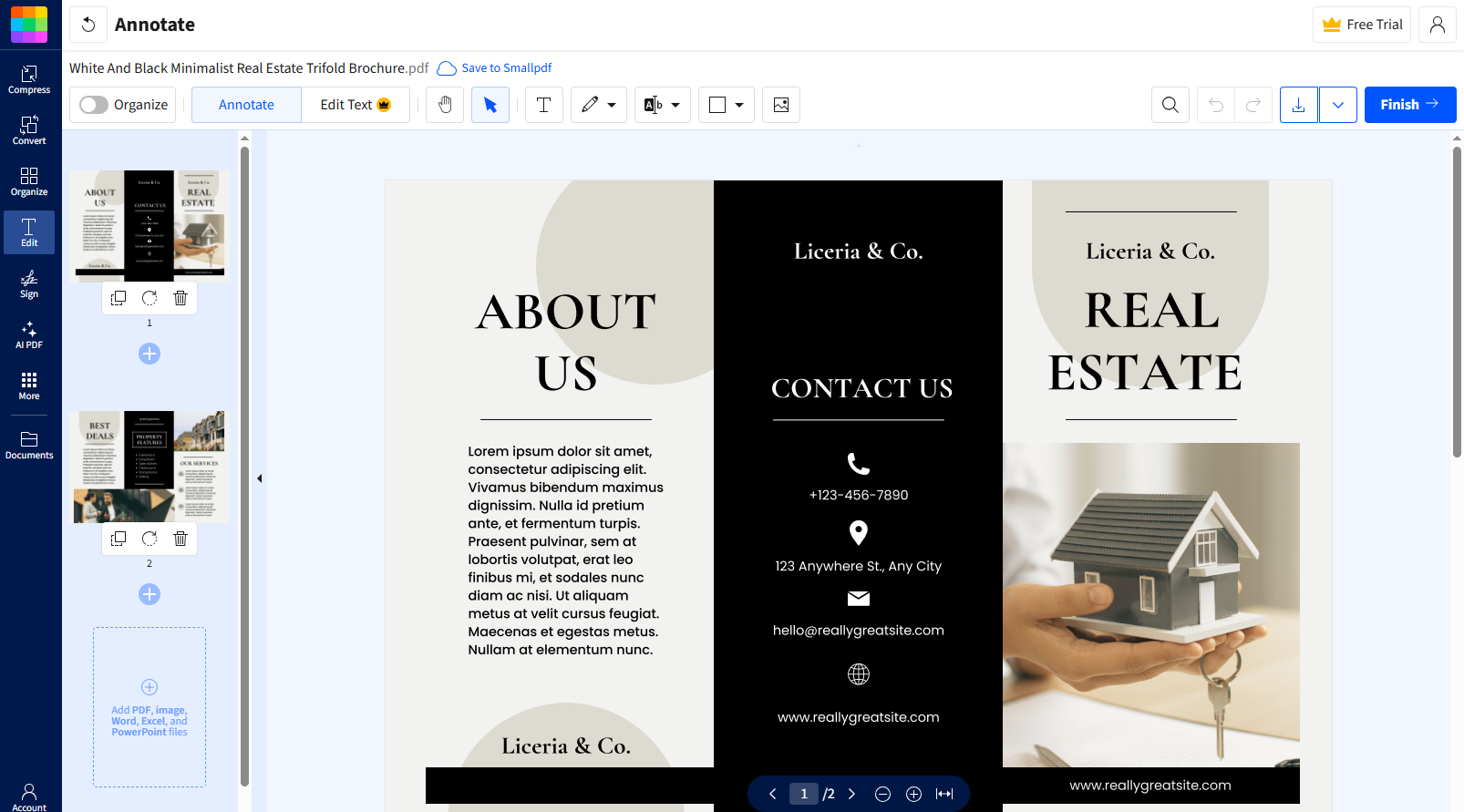 How to Print PDF Brochures and Invitations | Smallpdf