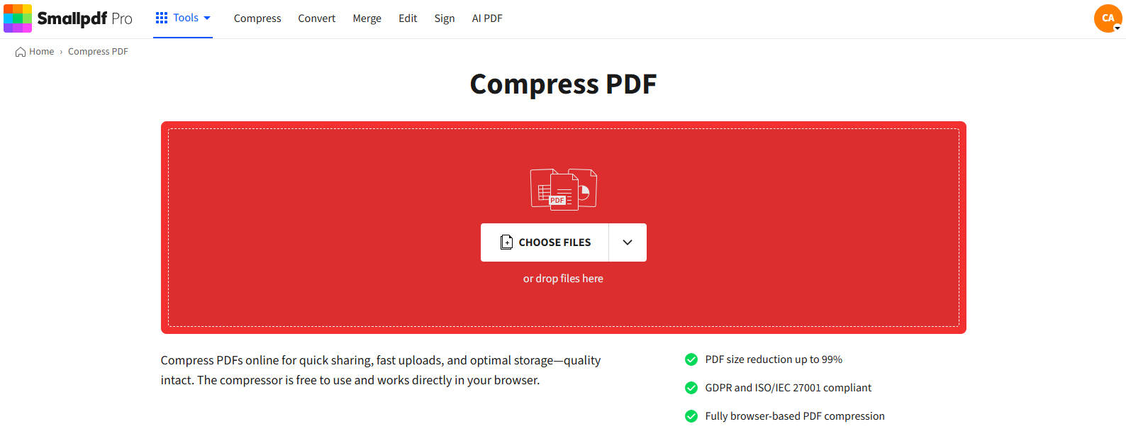 How to Resize and Compress a PDF File for a Poster | Smallpdf