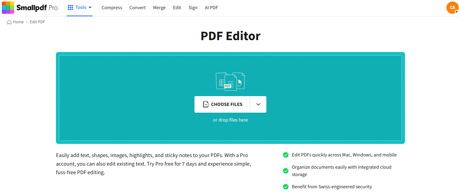 How to Increase PDF Font Size for Reading, Printing, and Form-Filling | Smallpdf