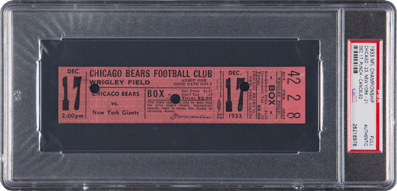 Heritage Auctions is selling the only known full ticket from the first ...