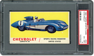 The 1961 Topps Sports Cars Card Set: Sleek, Stylish, Fast and Hard to Find