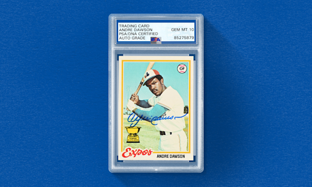New Blue PSA Label for Autograph-Only Authentication