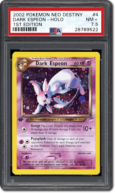 PSA Set Registry: Collecting the 2002 Pokémon Neo Destiny 1st Edition Set