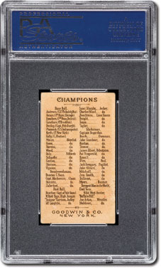 PSA Set Registry: Collecting the 1888 Goodwin Champions (N162) Set - A ...