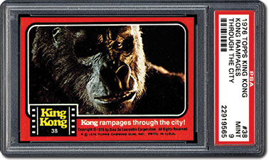 PSA Set Registry: Collecting the 1976 Topps King Kong Trading Card Set