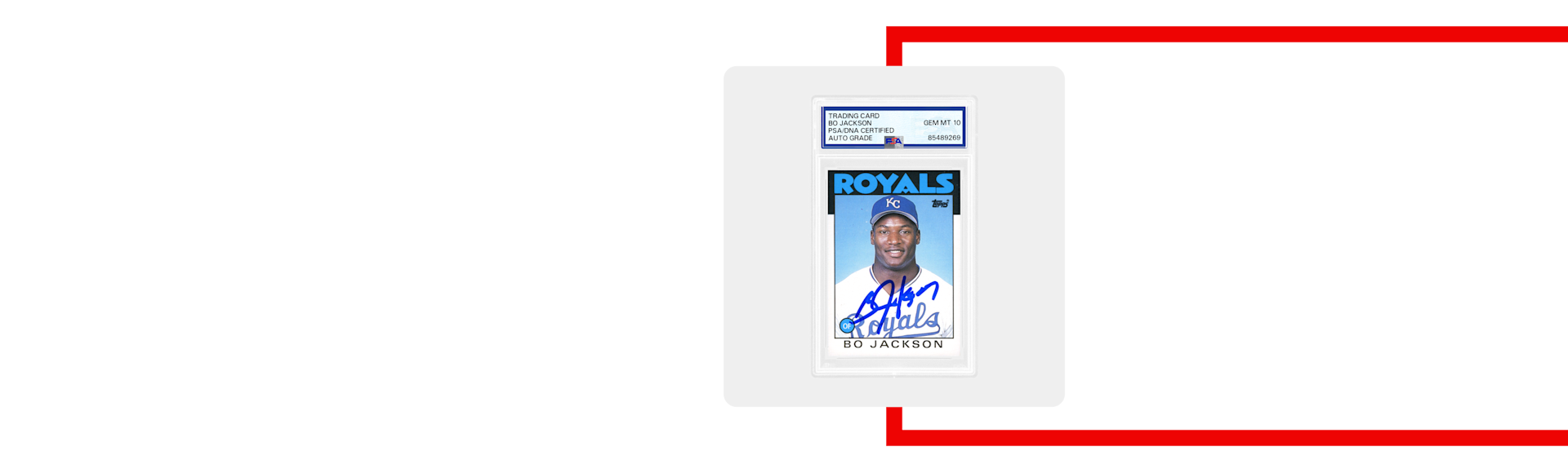 PSA Autograph Series - Bo Jackson