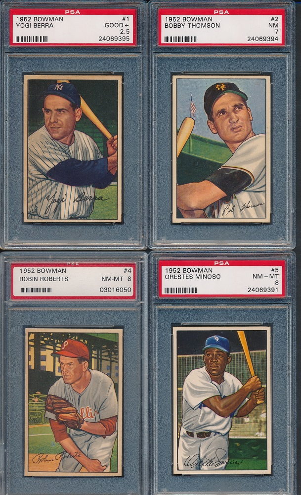 PSA-graded Baseball and Football Sets for Direct Sale