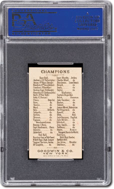 PSA Set Registry: Collecting the 1888 Goodwin Champions (N162) Set - A ...