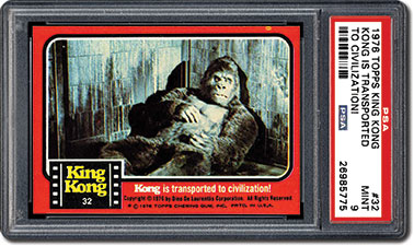 PSA Set Registry: Collecting the 1976 Topps King Kong Trading Card Set