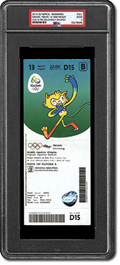 PSA Set Registry: Collecting Michael Phelps Cards, Tickets, and ...