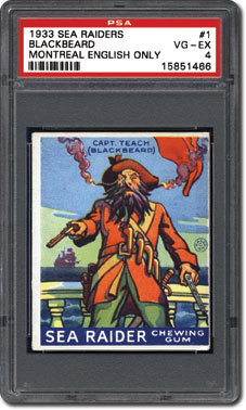 PSA Set Registry: Collecting the 1933 World Wide Gum Sea Raiders ...