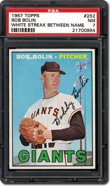 PSA Set Registry: Collecting the 1967 Topps Baseball Card Set, From Tom ...