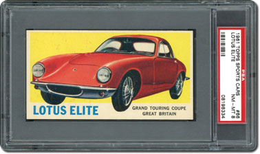 The 1961 Topps Sports Cars Card Set: Sleek, Stylish, Fast and Hard to Find