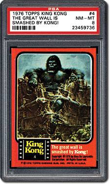 PSA Set Registry: Collecting the 1976 Topps King Kong Trading Card Set