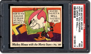 PSA Set Registry: The 1935 Gum, Inc. Mickey Mouse Trading Card Set ...