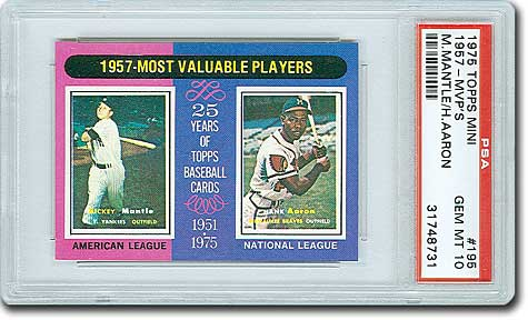 PSA Set Registry: Collecting 1975 Topps Mini Baseball Cards