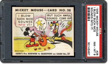 PSA Set Registry: The 1935 Gum, Inc. Mickey Mouse Trading Card Set ...
