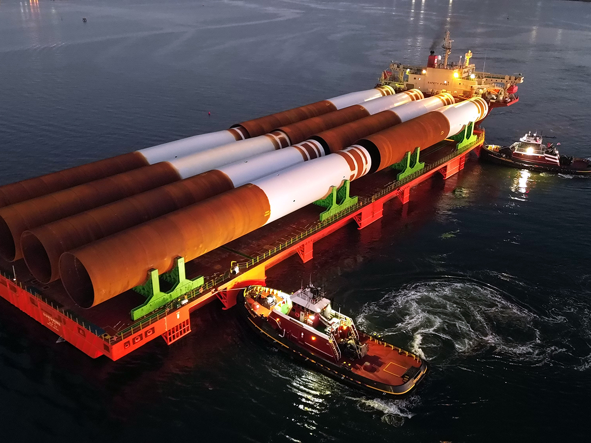 McAllister Towing - Mediterranean Mooring - first time ever in Virginia!