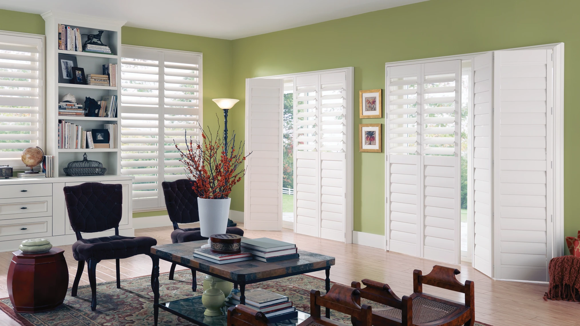 Eclipse Polyresin Window Shutters