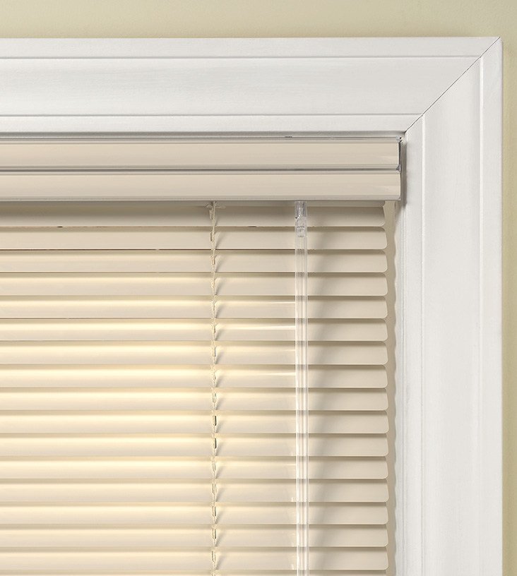 Aluminum Blind 2 Channel Valance with clear wand