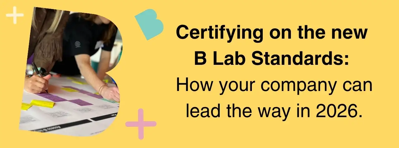 Certifying on the New B Lab Standards: How Your Company Can Lead the ...