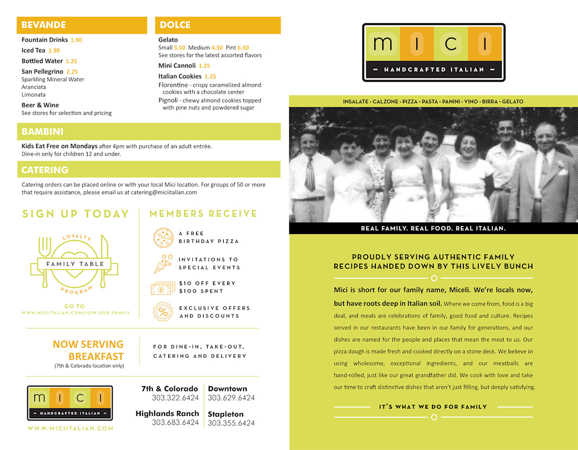 Mici Handcrafted Italian – Case Study | Watermark Agency