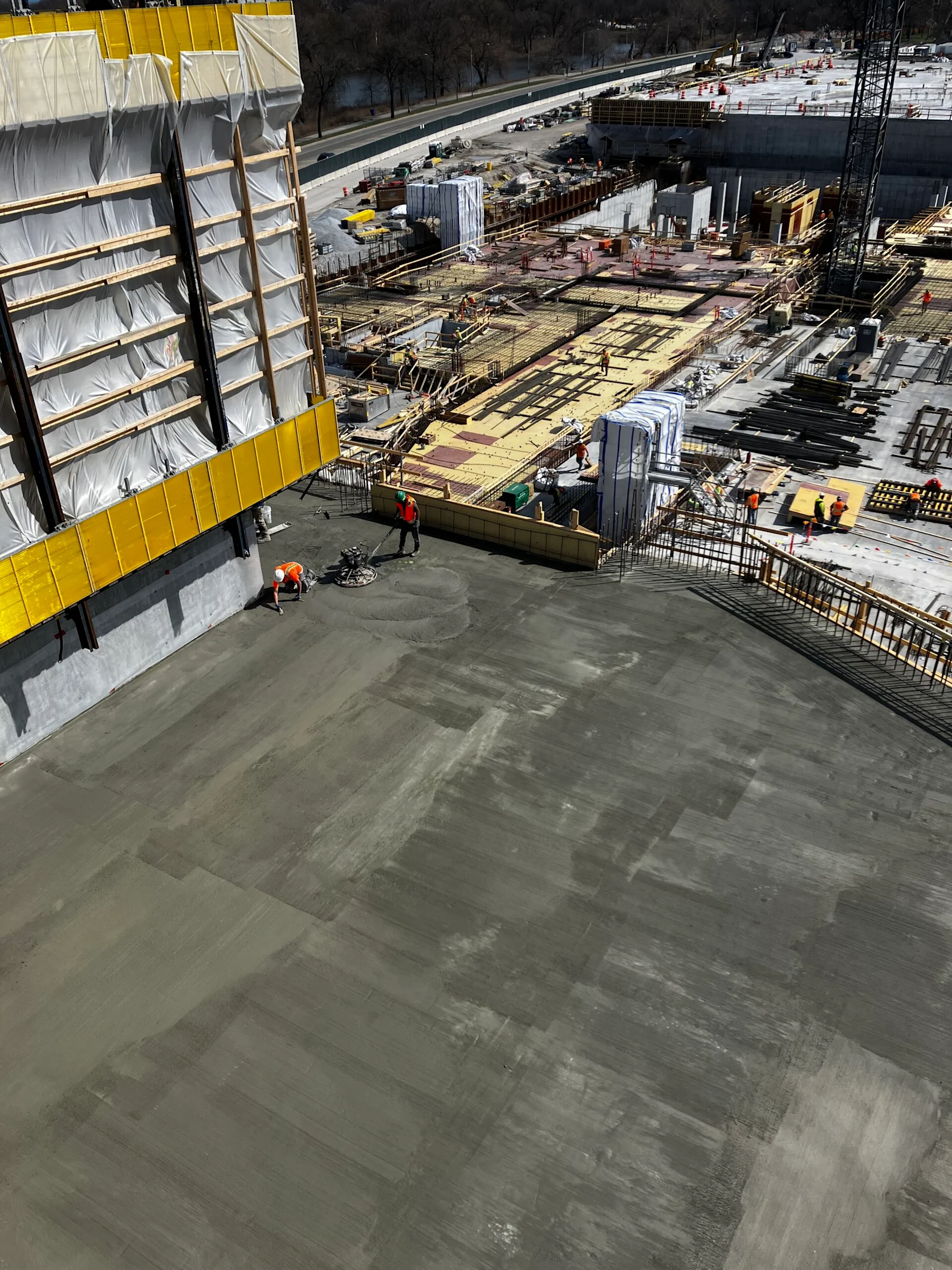 Construction update May 2023: concrete on repeat | The Obama Foundation