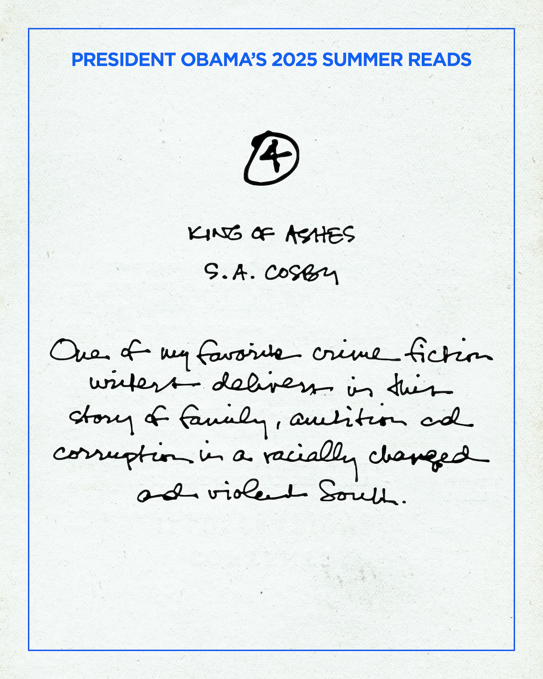 President Obama’s favorite books of the summer | The Obama Foundation