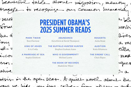 President Obama’s favorite books of the summer | The Obama Foundation