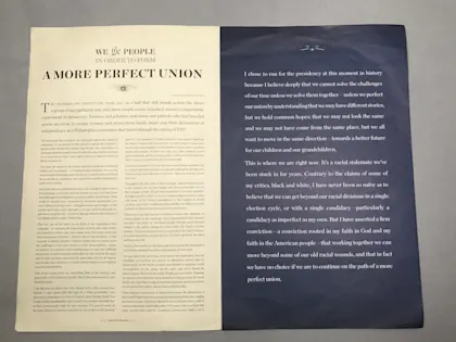 15 Years Later: a look back at the “More Perfect Union” speech | The ...