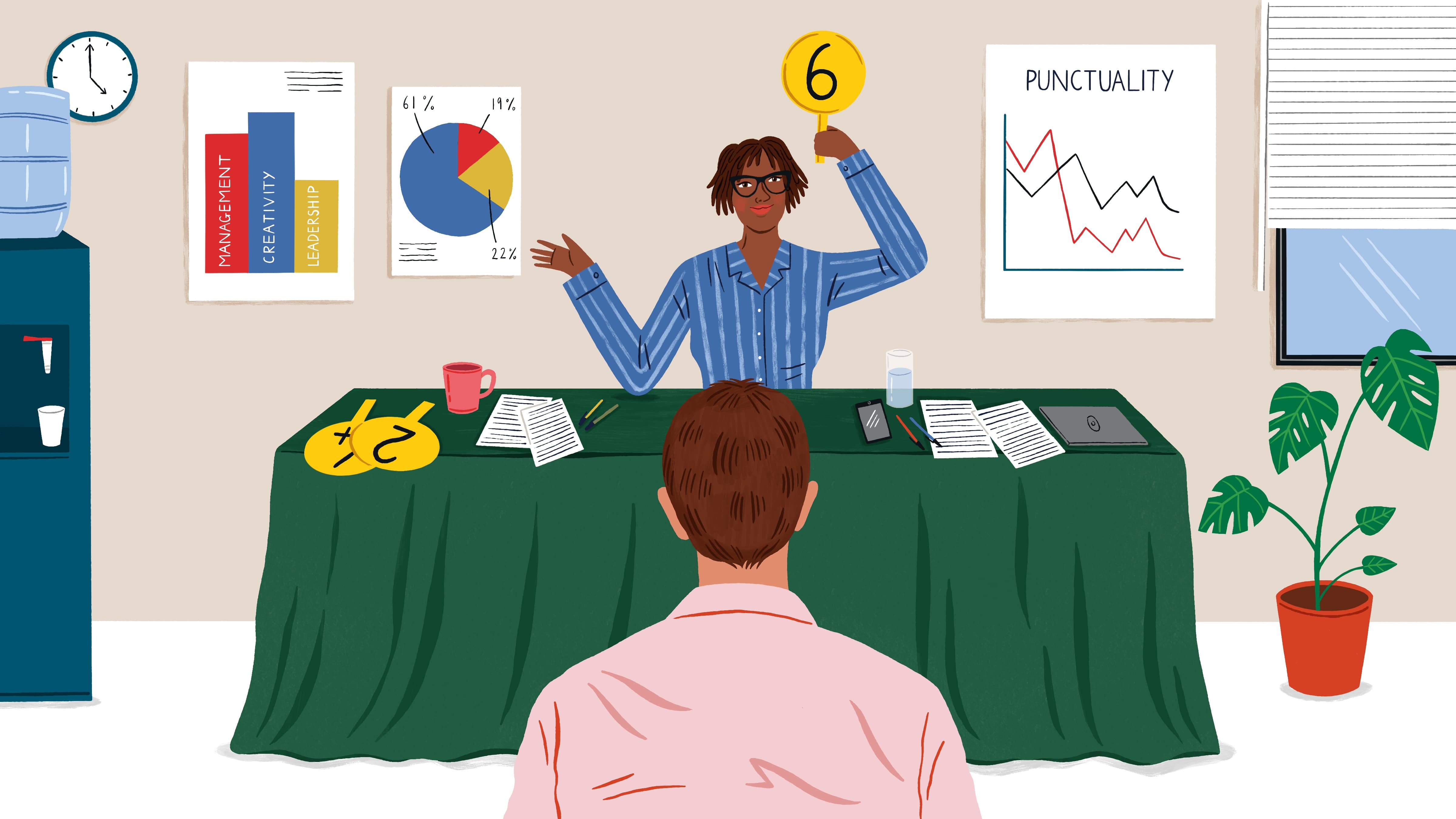 Employee Performance Review Cartoon