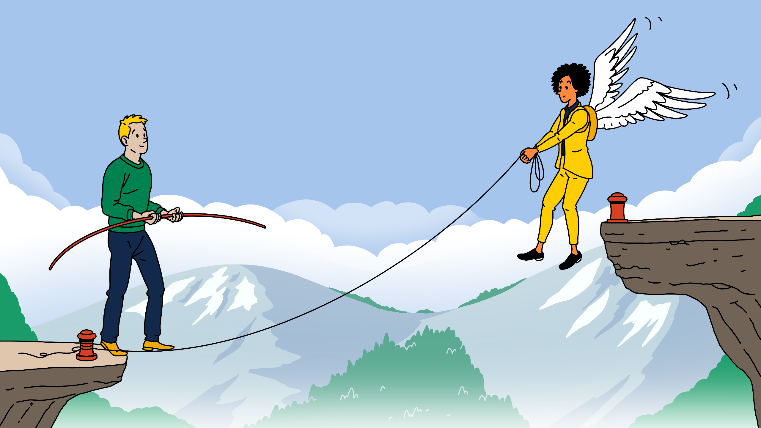 Angel Investor Cartoon