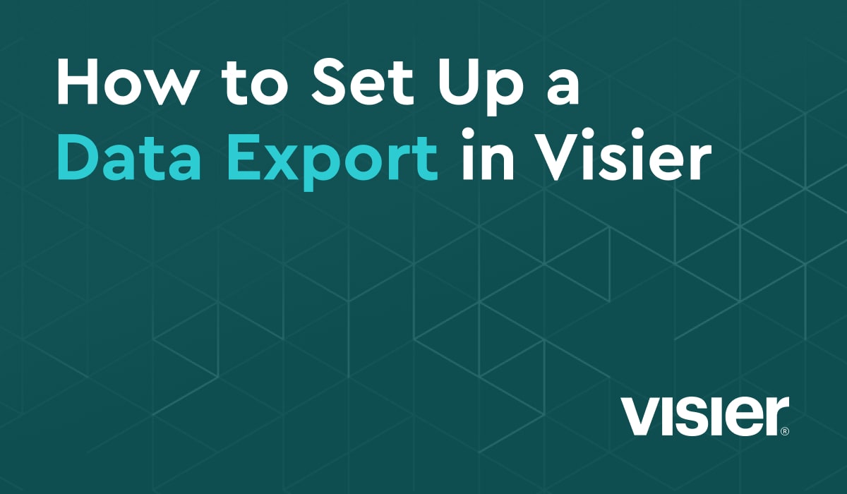 How To Export Data From Visier People Analytics (2024) | Visier