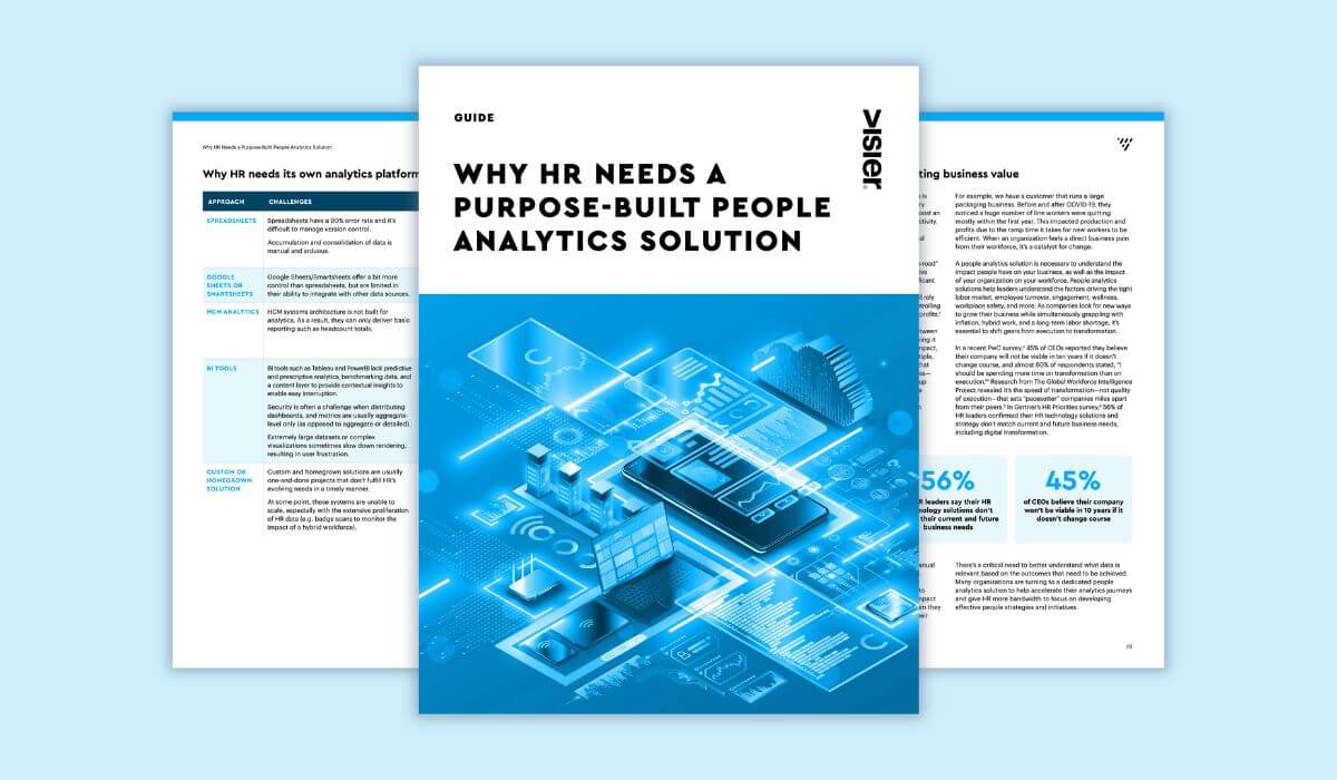 Free Guide: Why HR Needs Purpose-Built Analytics | Visier