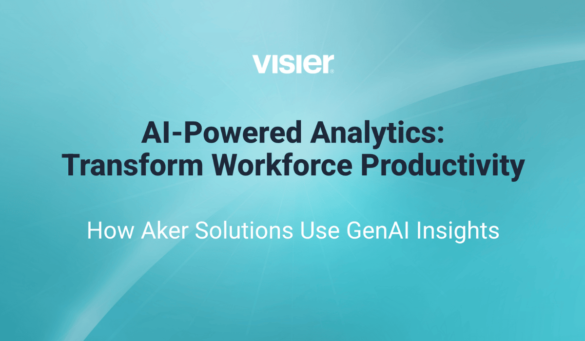 Workforce Productivity: How Aker Solutions use gen ai insights | Visier