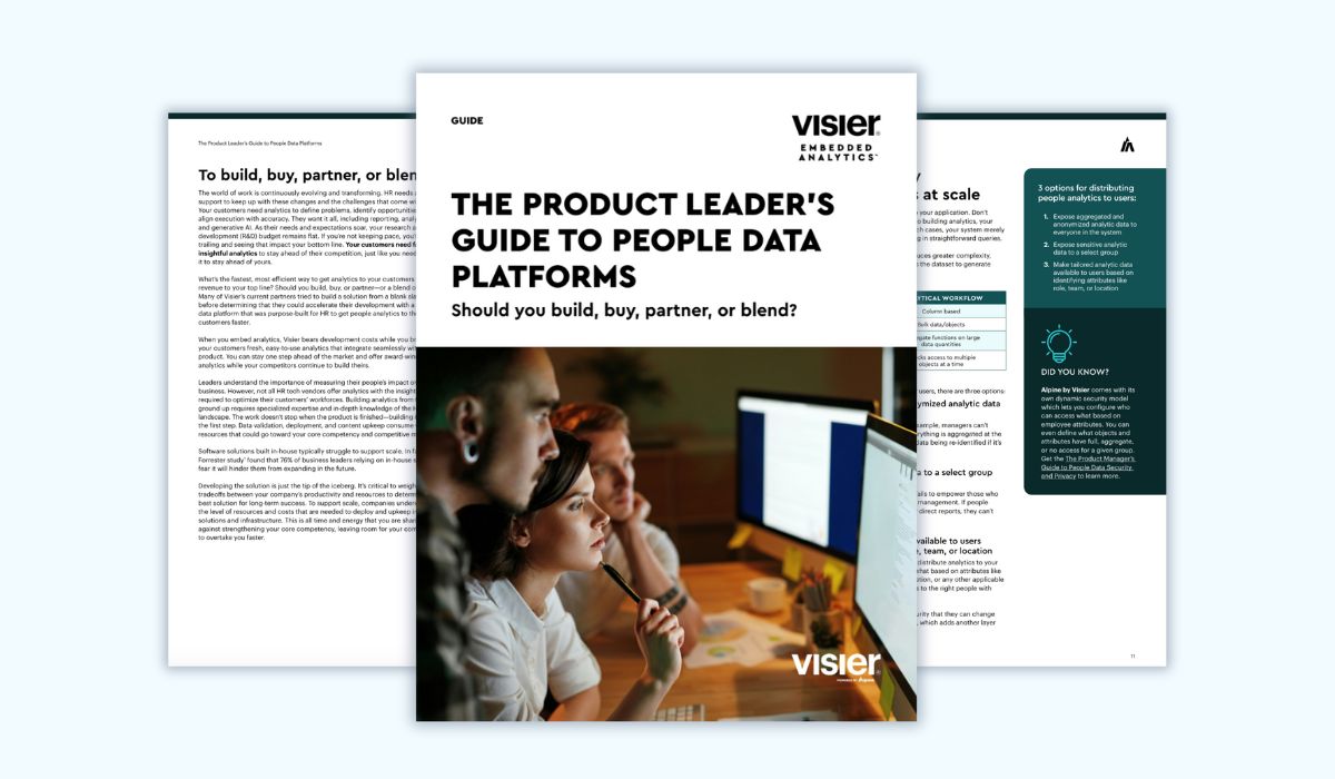 The Product Leader’s Guide to People Data Platforms | Visier