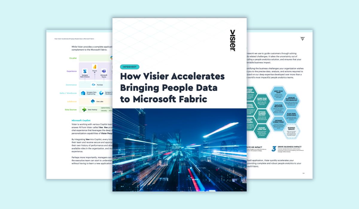 Visier Accelerates Bringing People Data to Microsoft Fabric | Visier
