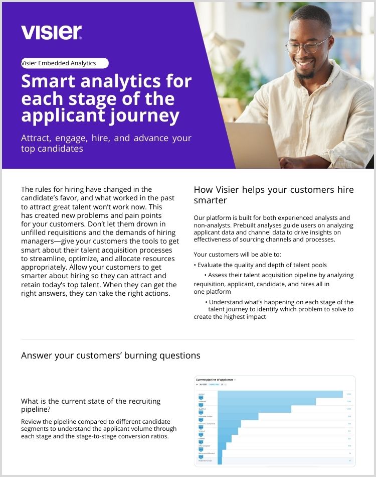 Discover Visier Embedded Analytics for Talent Acquisition | Visier