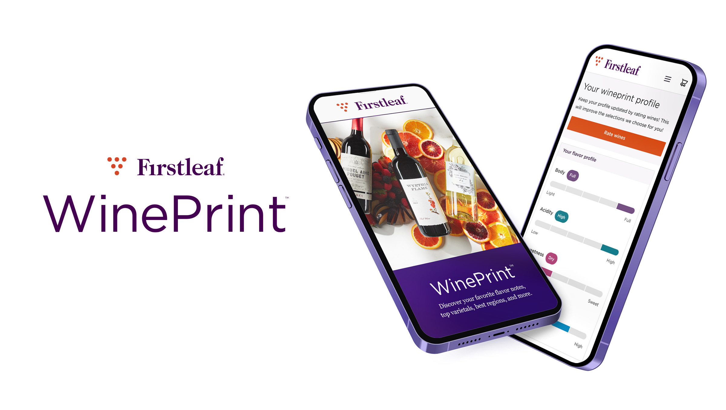 Firstleaf's Wine Taste Profile: WinePrint