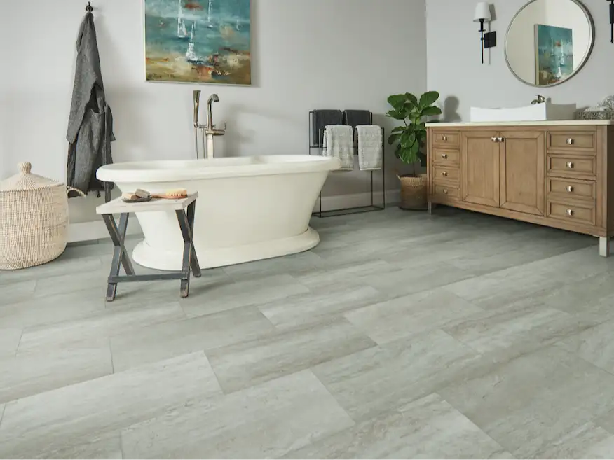 Luxury Vinyl Tile Flooring Installation | West Shore Home