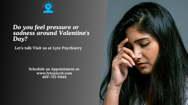 Do you feel pressure or sadness around Valentine's Day? Let's talk ...