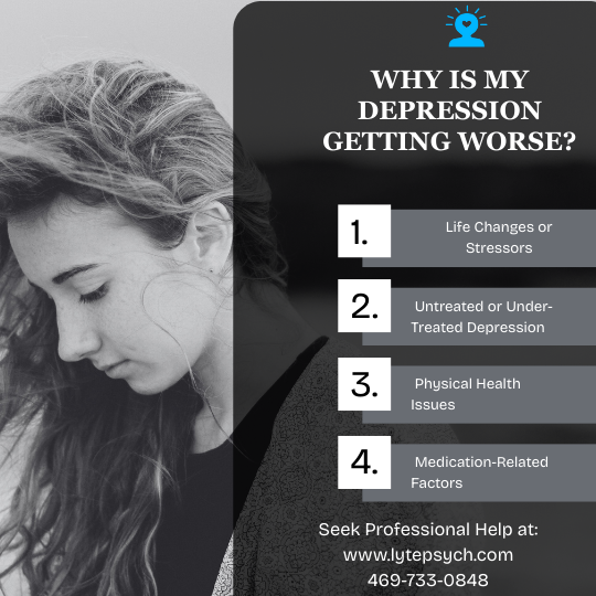Why Is My Depression Getting Worse? at Lyte Psychiatry, Best Adults and ...