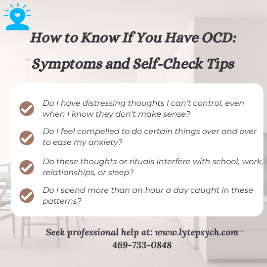 How to Know If You Have OCD: Symptoms and Self-Check Tips at Lyte ...