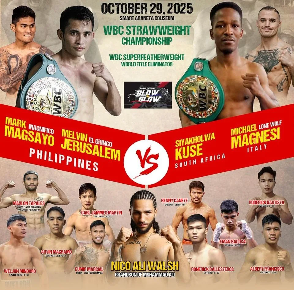 Melvin Jerusalem-Siyakholwa Kuse For WBC Strawweight Title On Magsayo ...