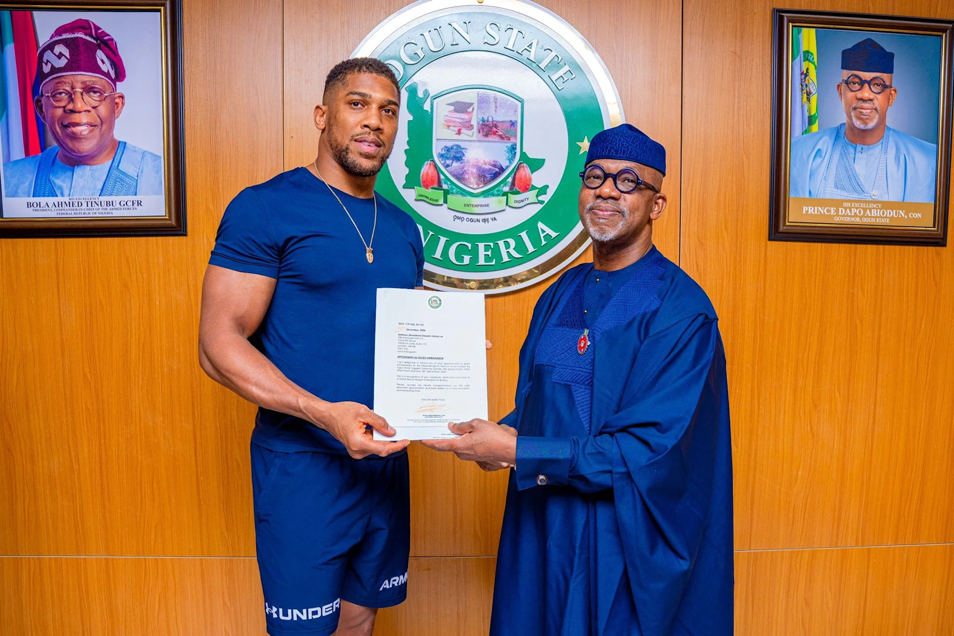 Efe Ajagba Says London-Born Anthony Joshua Is 'Not A Real Nigerian ...