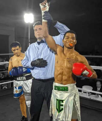 KO artist DeAngelo Evans continues ascent with no amateur experience ...