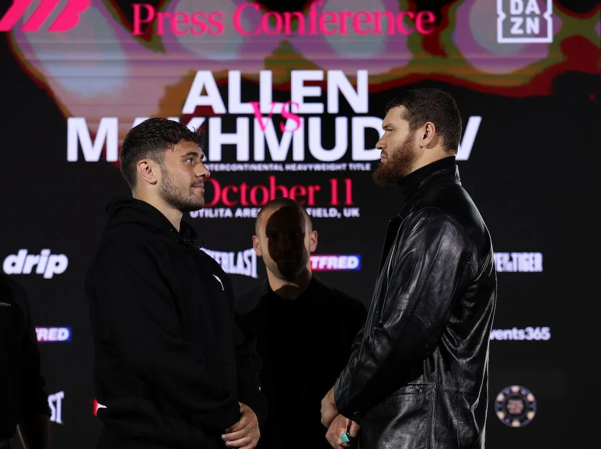 Photos: Dave Allen, Arslanbek Makhmudov - Face To Face at Final Presser ...