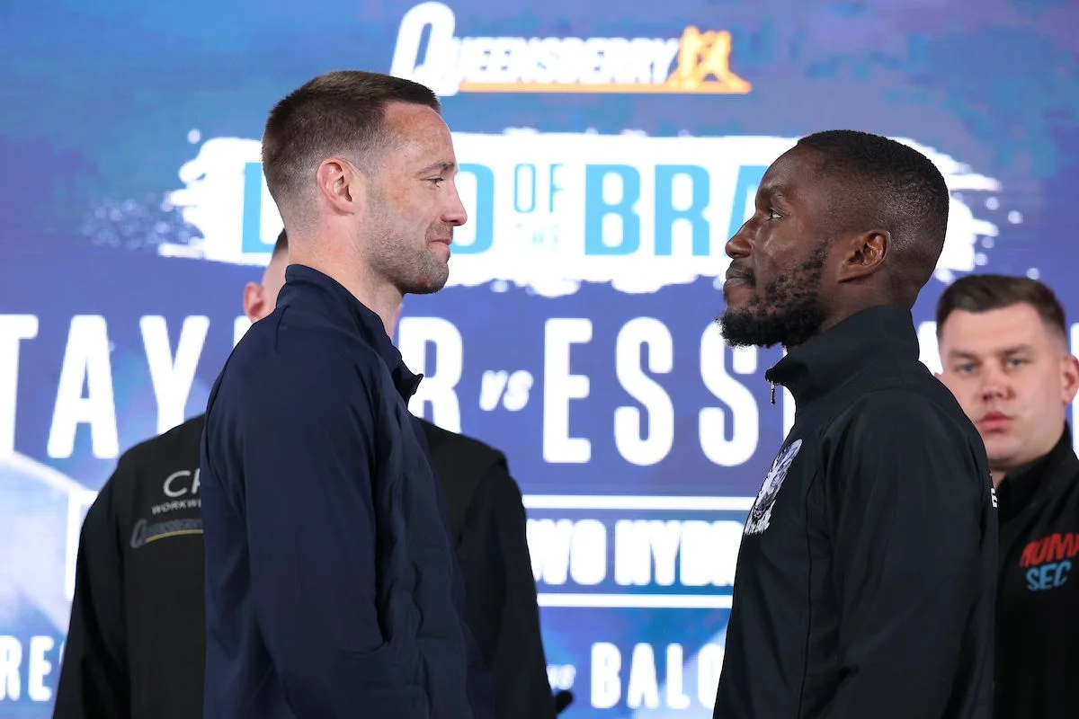 Photos: Josh Taylor, Ekow Essuman - Face To Face at Final Presser | The ...