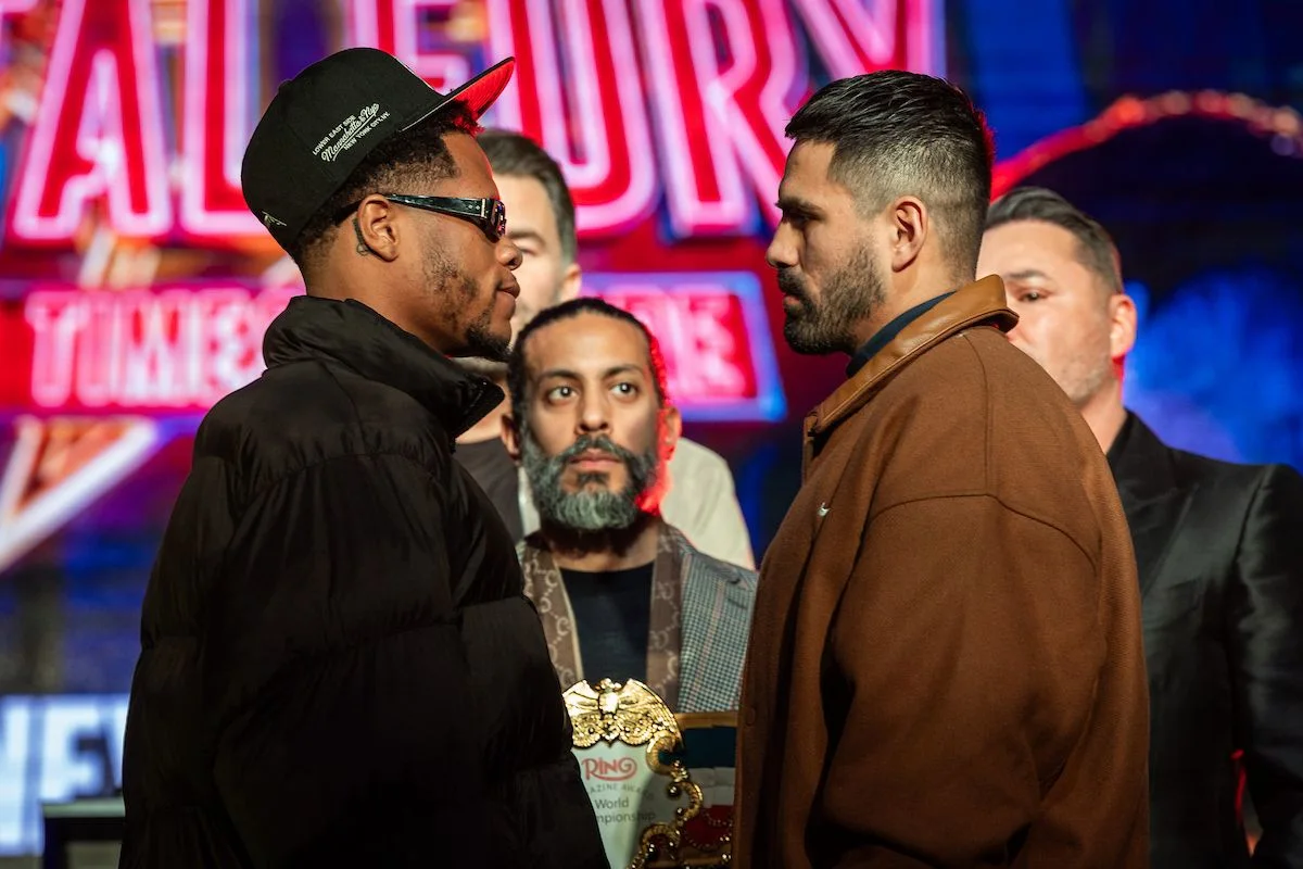 Photos: Devin Haney vs. Jose Ramirez - Face To Face in Times Square ...