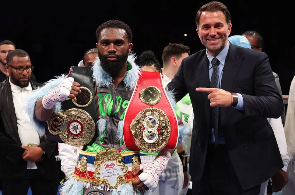 Jaron Ennis Beats Down, Stops Eimantas Stanionis in Six To Capture Ring ...